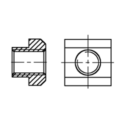 Schrauben-Jäger AG - Online-Shop: DIN 508 T-Nutenstein, .8, blank M12X14